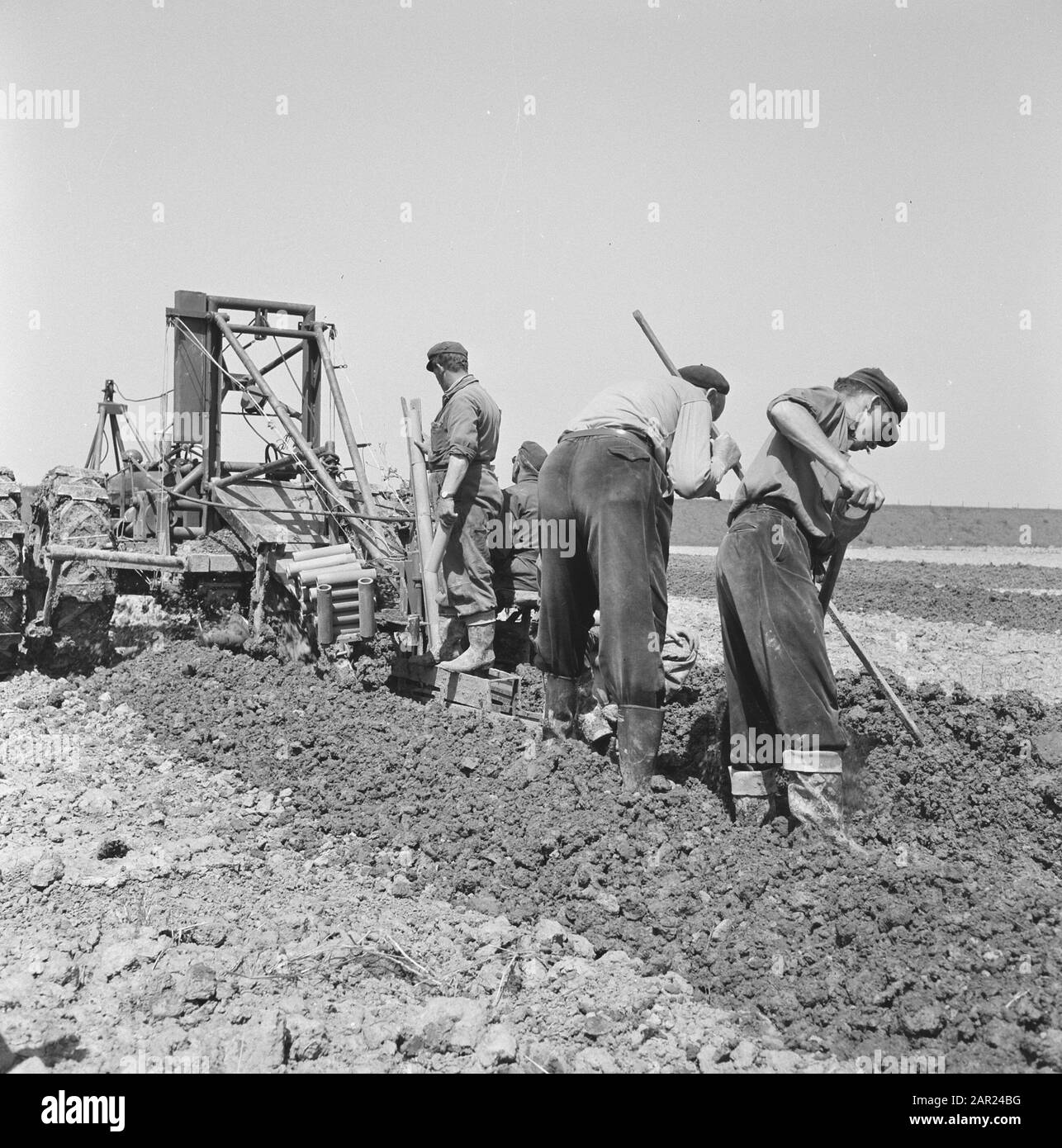 drainage, workers, work Date: July 1958 Keywords: workers, drainage ...