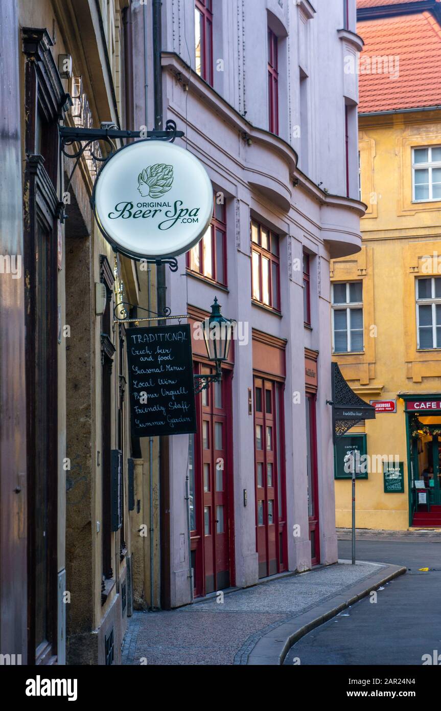 Prague beer spa hi-res stock photography and images - Alamy