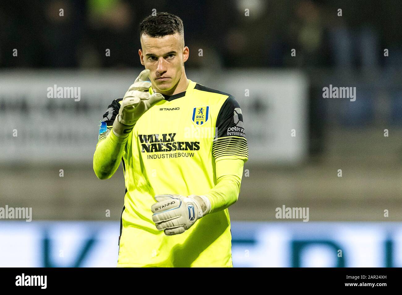 WAALWIJK - 25-01-2020, Mandemakers stadion. Dutch football, eredivisie ...