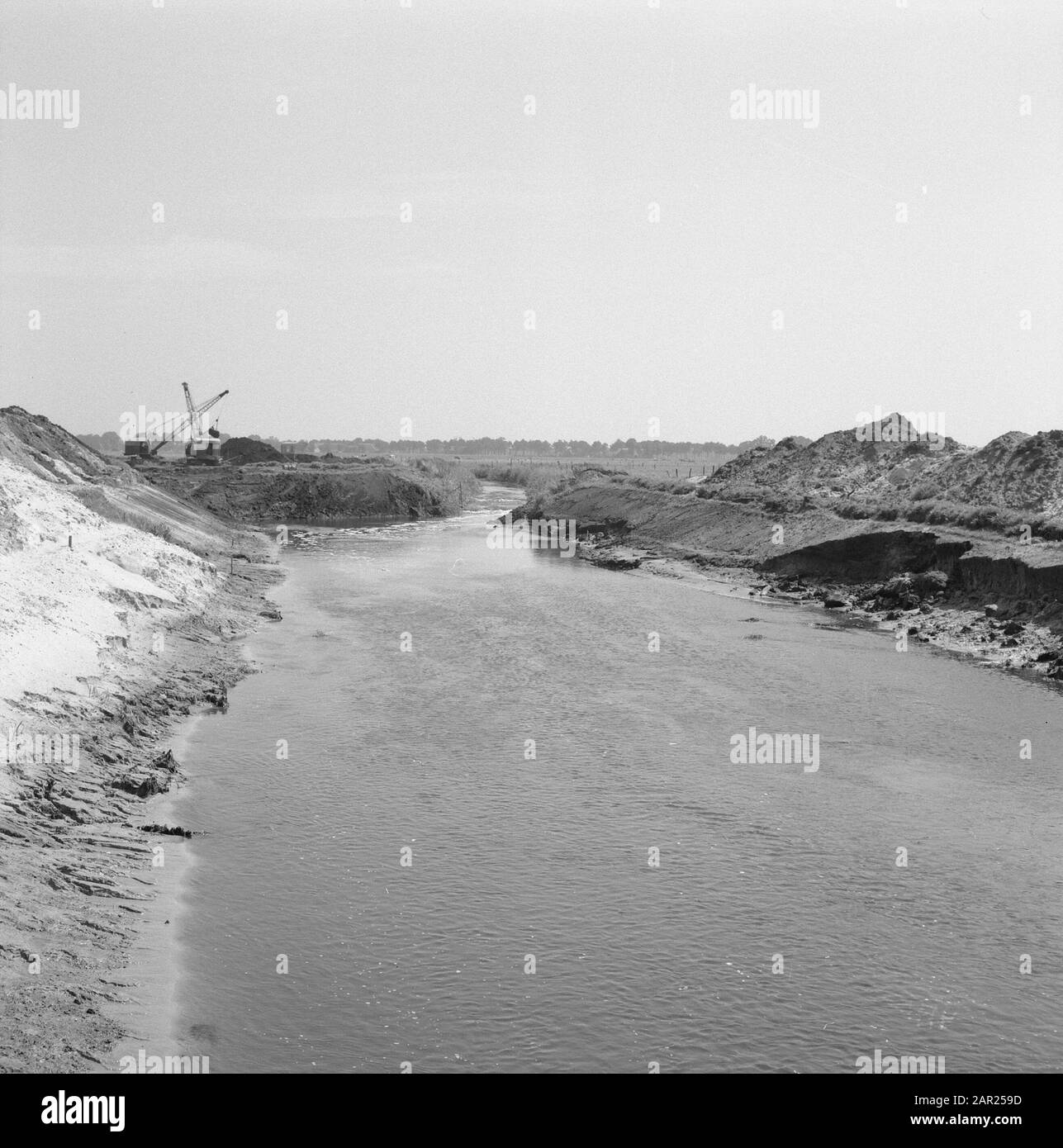 digging and improving canals, building bridges, work, old shipping Date ...