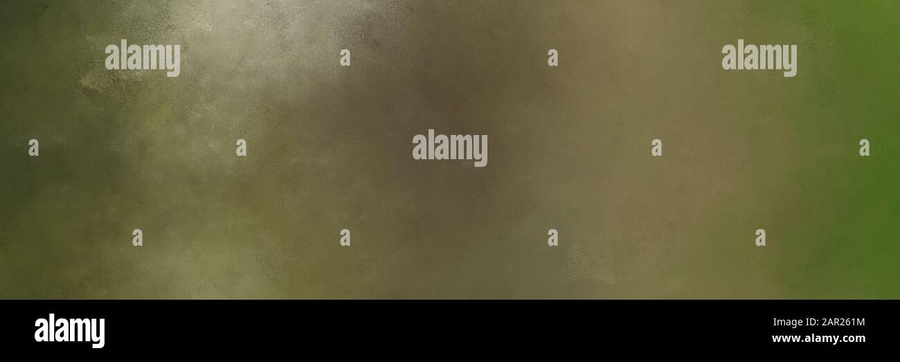 horizontal multicolor painting background texture with dark olive green ...