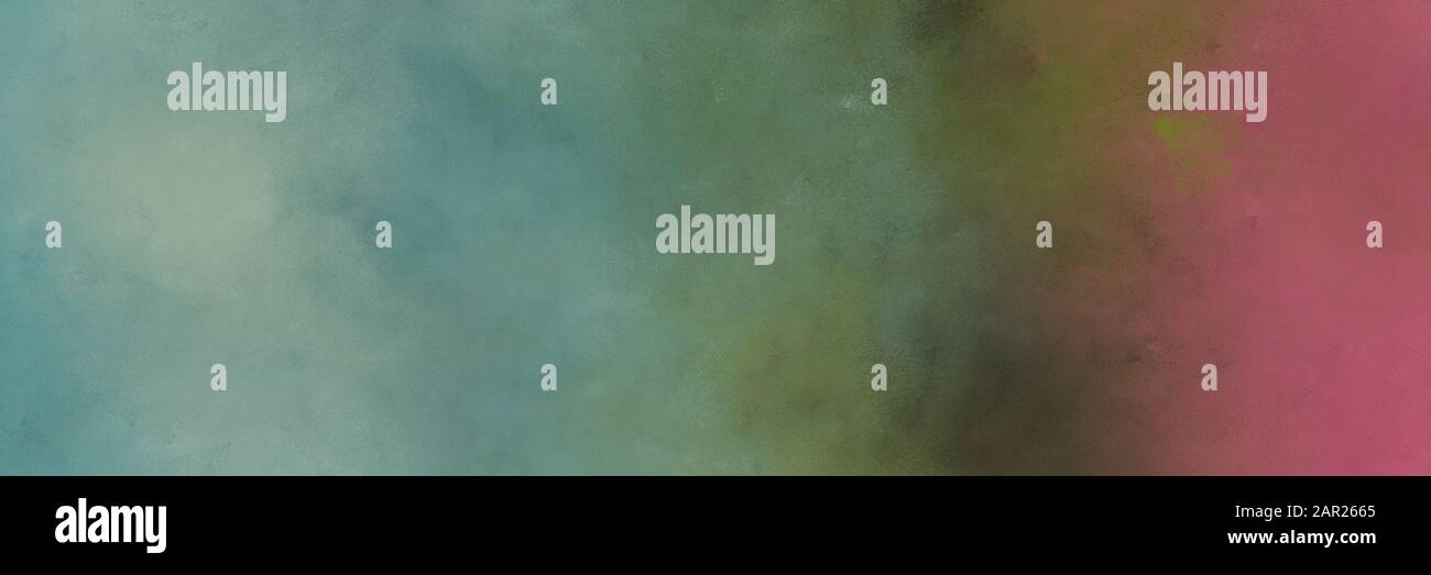 horizontal colorful distressed painting background texture with dim ...