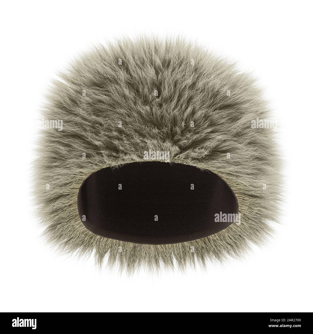 Caucasian papakha like Habib on an isolated background 3d rendering ...