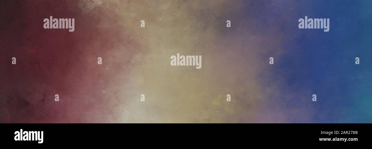 horizontal colorful distressed painting background texture with dim ...