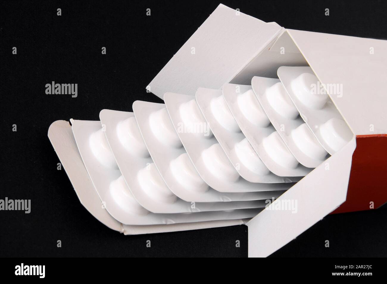 Medication packet pack box hi-res stock photography and images - Alamy