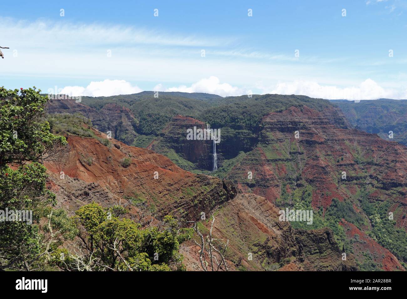 Kauai Mountains On The Tropical Paradise Island Of Kauai High ...