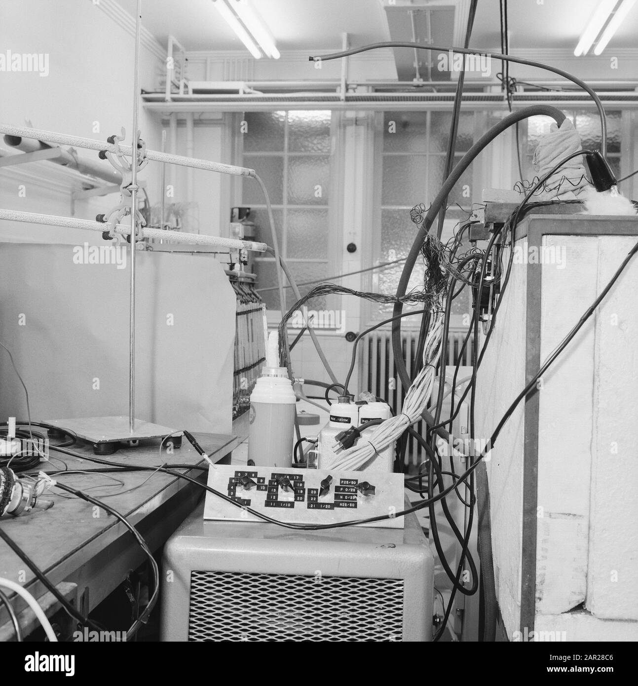 calibration equipment, connections, thermocouple panel Date: 1965 ...