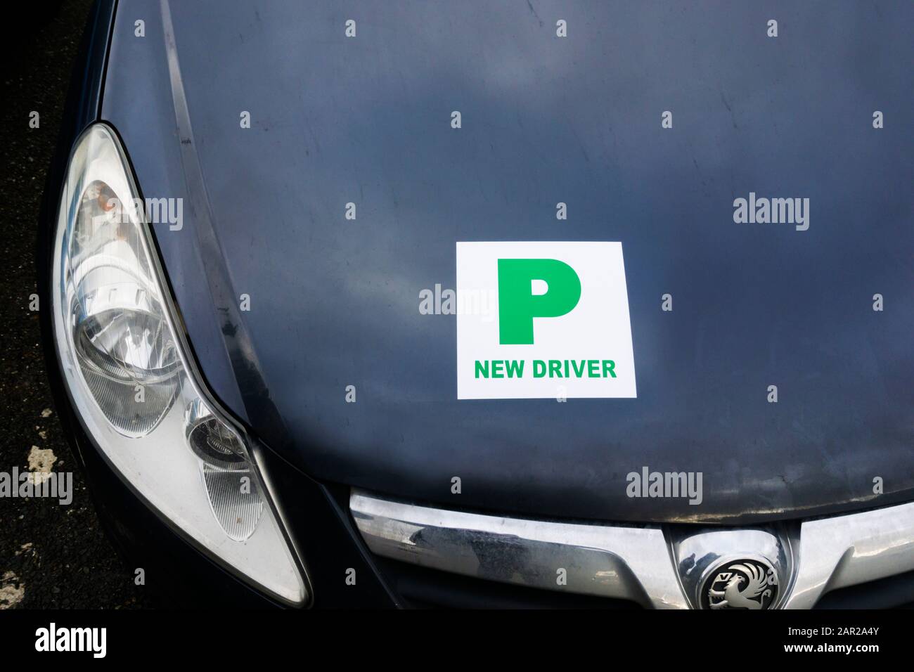 P plates driver hi-res stock photography and images - Alamy