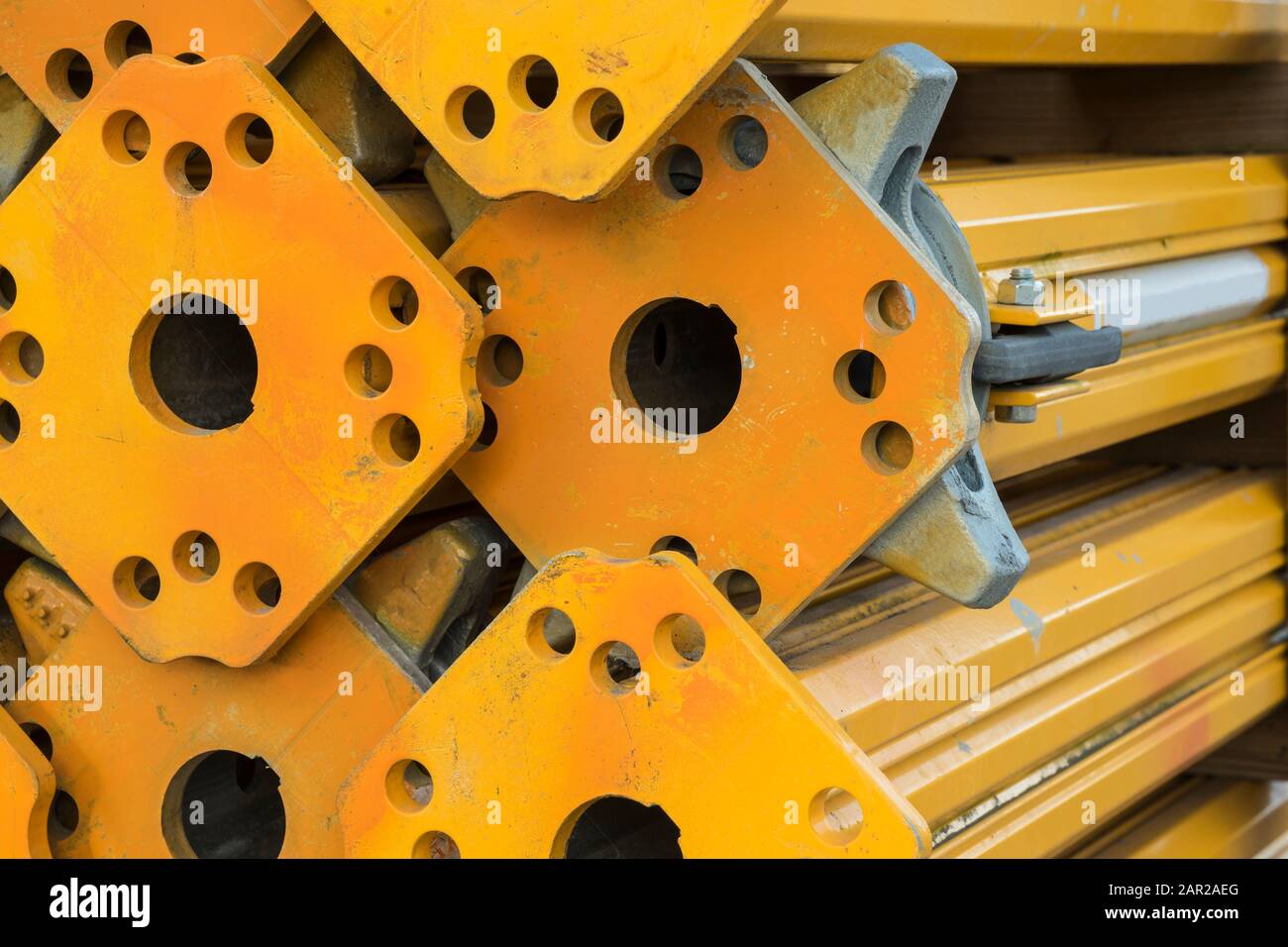 Construction site building devices Stock Photo - Alamy