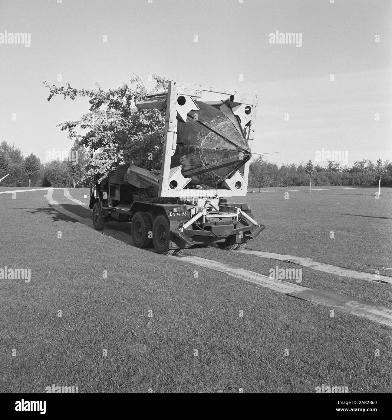 Transplantation of trees Black and White Stock Photos & Images - Alamy