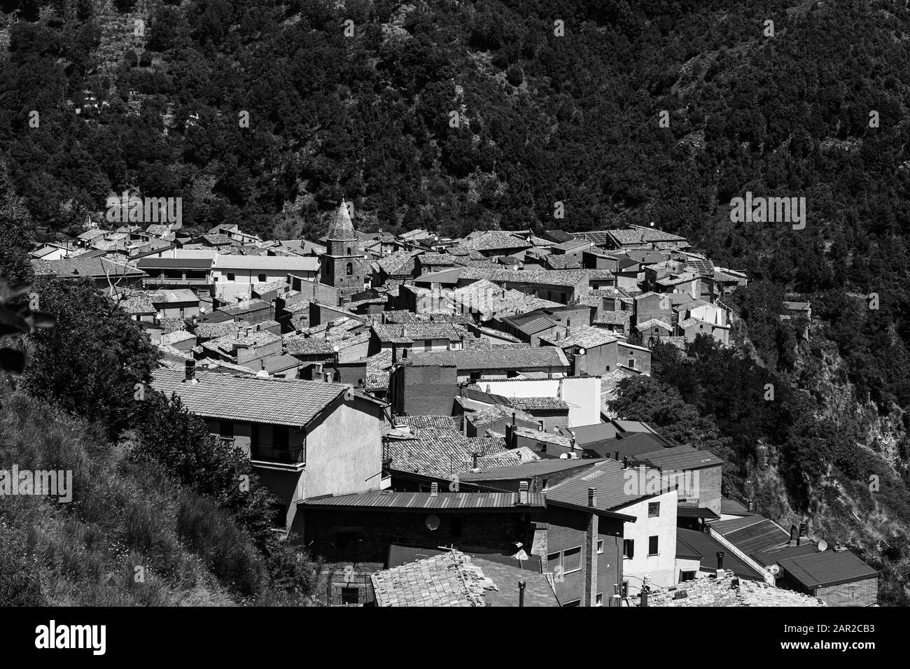 Calabria Italy Black and White Stock Photos & Images - Alamy