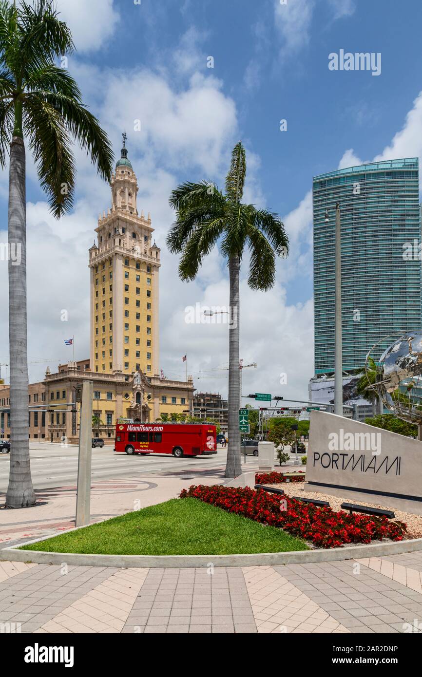 The Freedom Tower in Downtown Miami, Miami, Florida, United States of ...