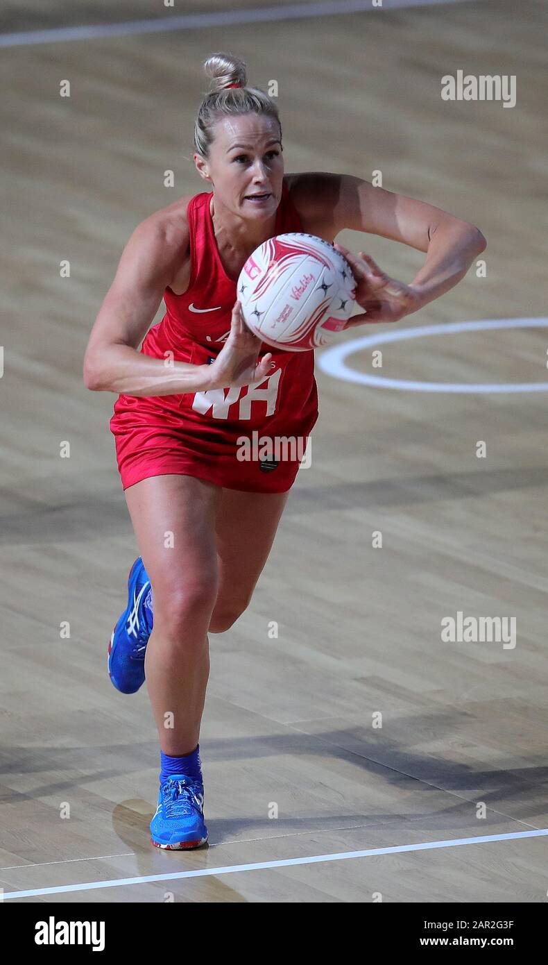 England Vitality Roses’ Nat Haythornthwaite during Vitality Netball ...