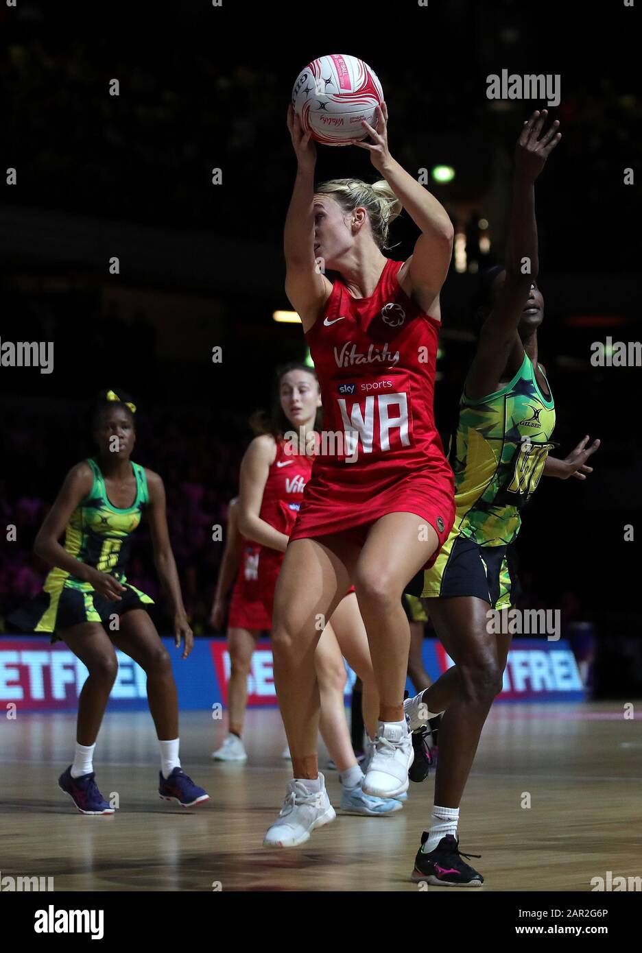 England Vitality Roses’ Nat Haythornthwaite during Vitality Netball ...