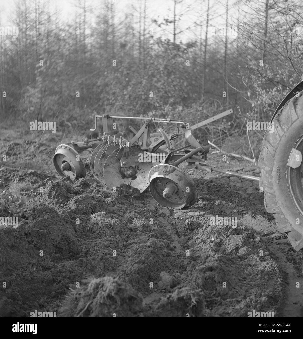 Old Agricultural Tilling Machines