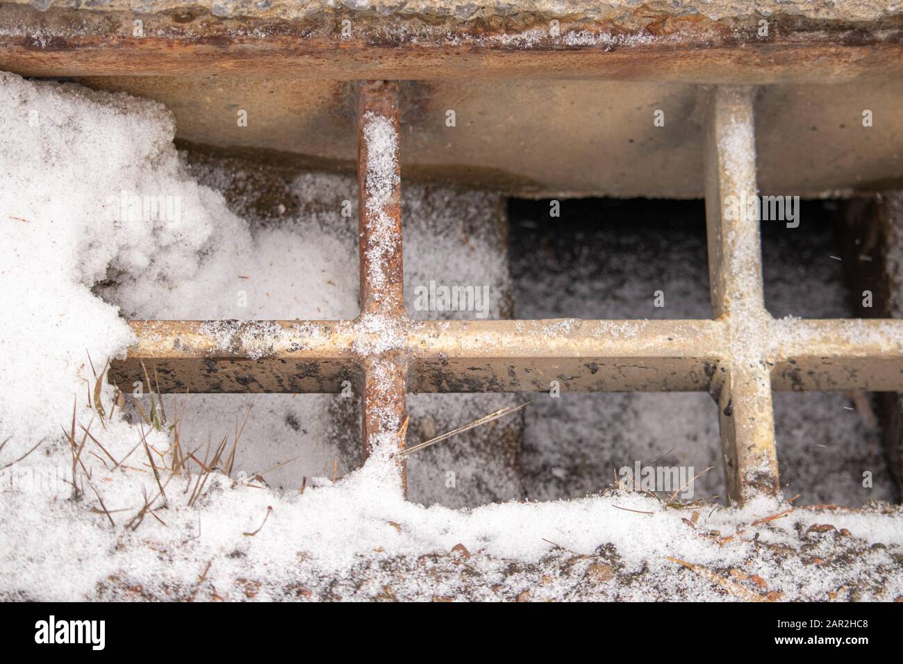 Draining water winter in rural hi-res stock photography and images - Alamy