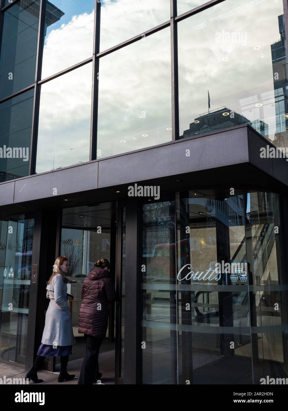 Coutts Private Bank, The Strand, London, England, UK, GB Stock Photo ...