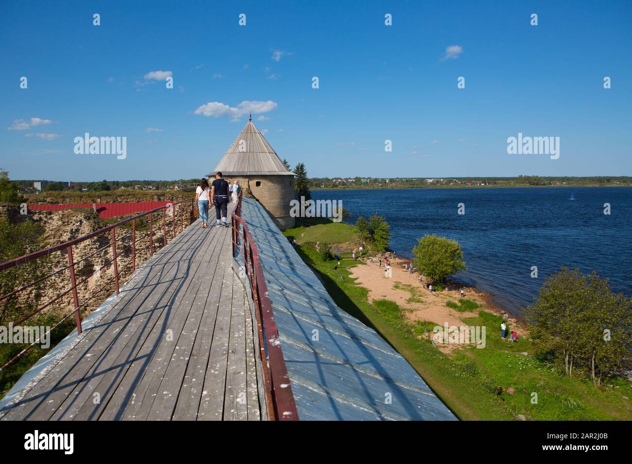 Shlisselburg. Fortress Oreshek Stock Photo - Alamy