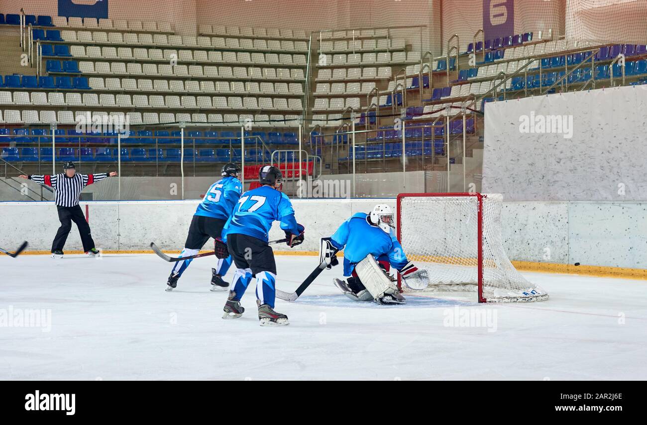 Ice hockey equipment hi-res stock photography and images - Alamy
