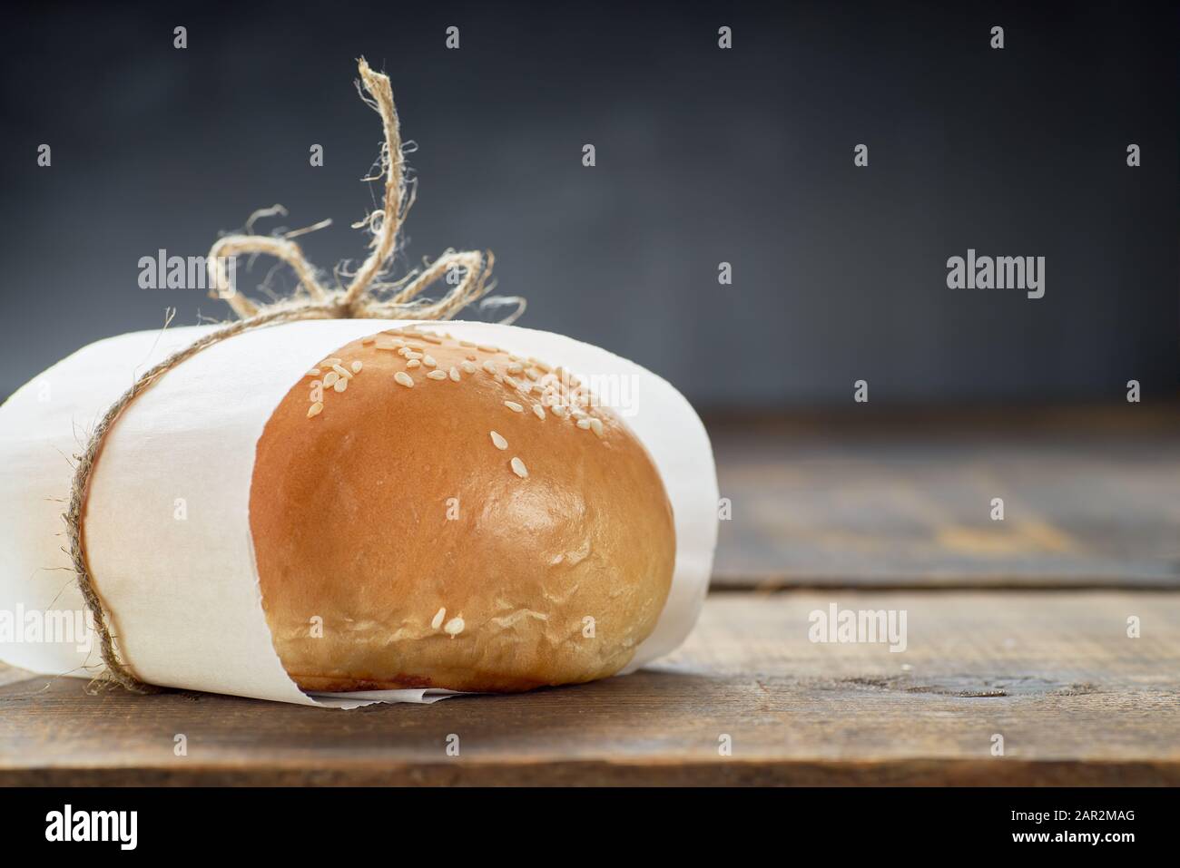 Bun with fresh sesame hi-res stock photography and images - Alamy