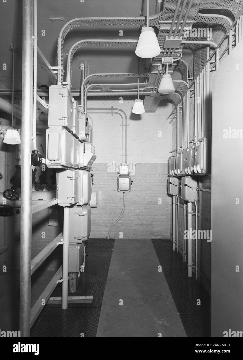 buildings and monuments knhm, interiors, main buildings, cellars, low ...