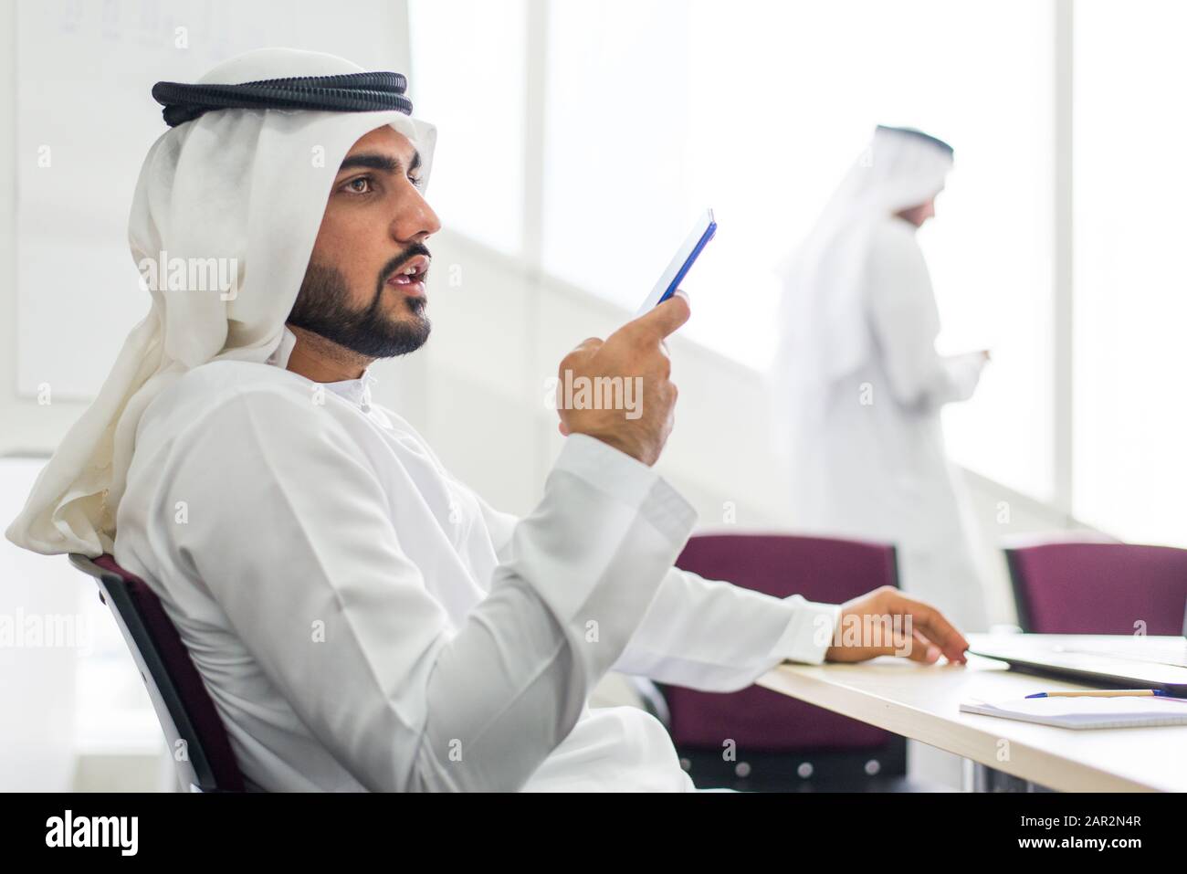 Multiracial group of business people having a meeting in a office ...
