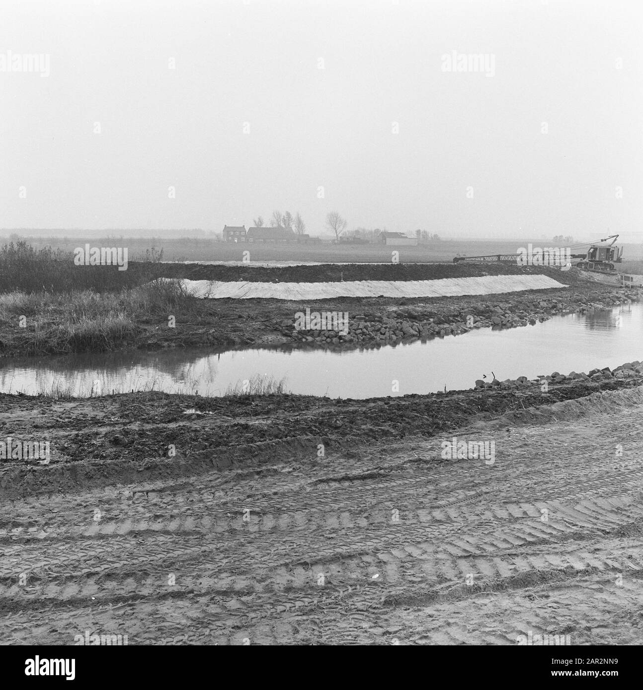works, water, sand, overviews Date: undated Location: Biesbosch ...