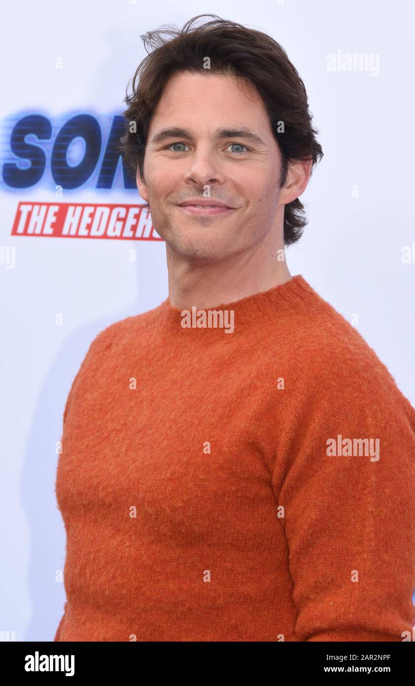Los Angeles, California, USA 25th January 2020 Actor James Marsden ...