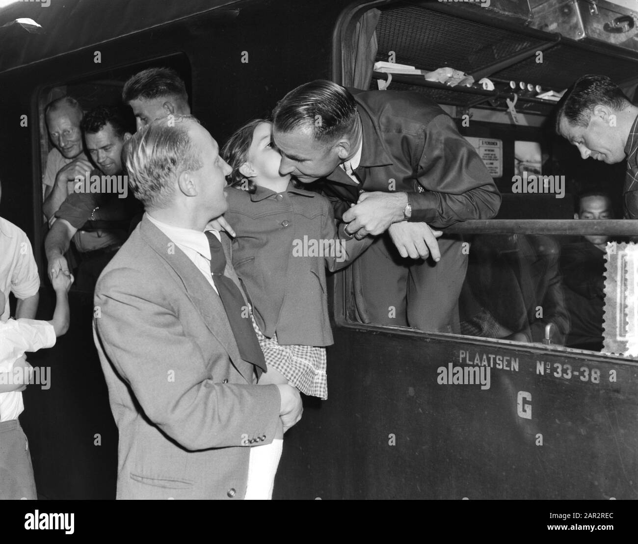 Wim van est says goodbye Black and White Stock Photos & Images - Alamy