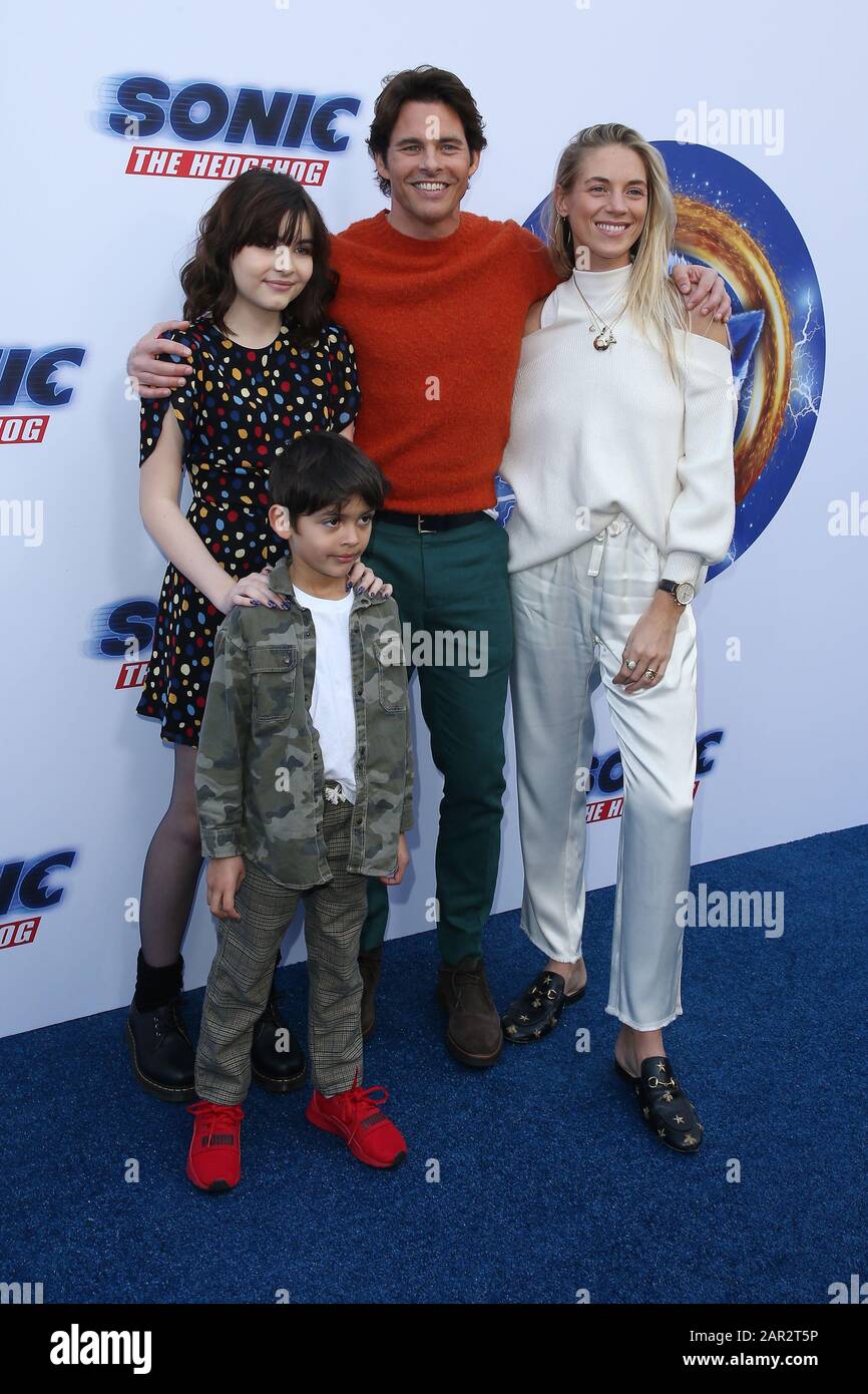 Los Angeles, USA. 25th Jan, 2020. Mary James Marsden, William Luca ...