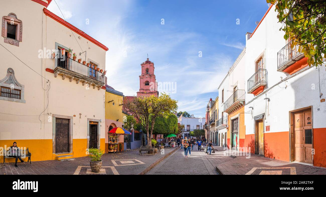 Guanajuato, Guanajuato, Mexico - November 25, 2019: View down manuel ...