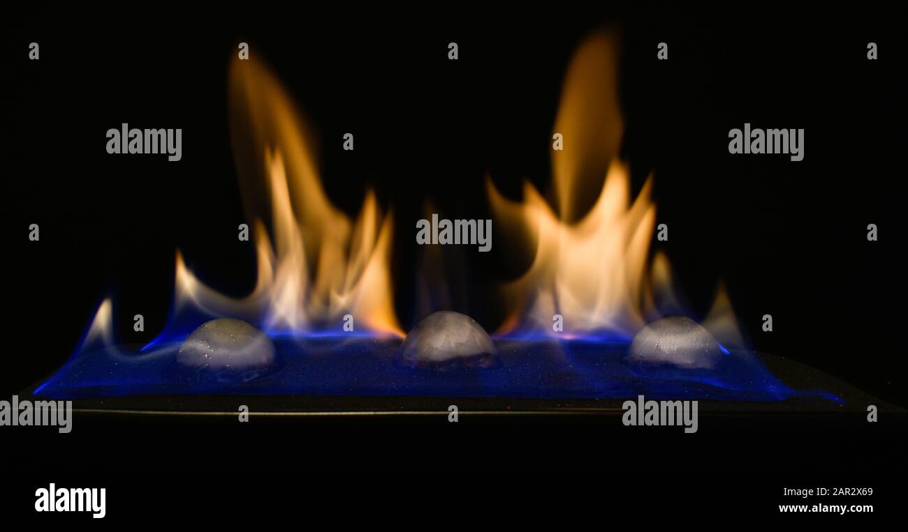 Fire water flames ice hi-res stock photography and images - Alamy