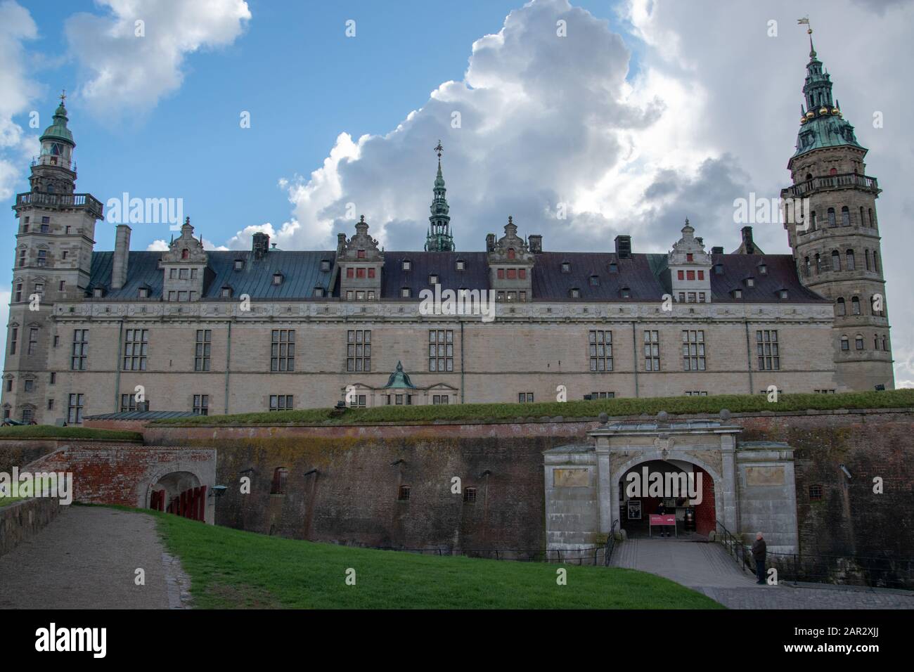 Kronborg Castle Helsingør, Denmark. Immortalized as Elsinore in William ...