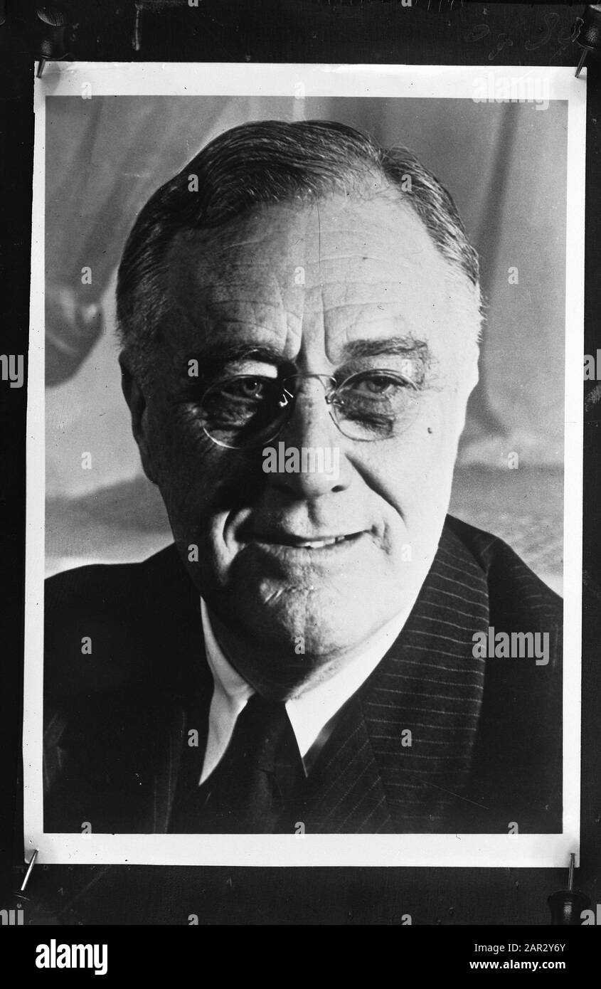 President Franklin Delano Roosevelt Annotation: Repronegative Date ...