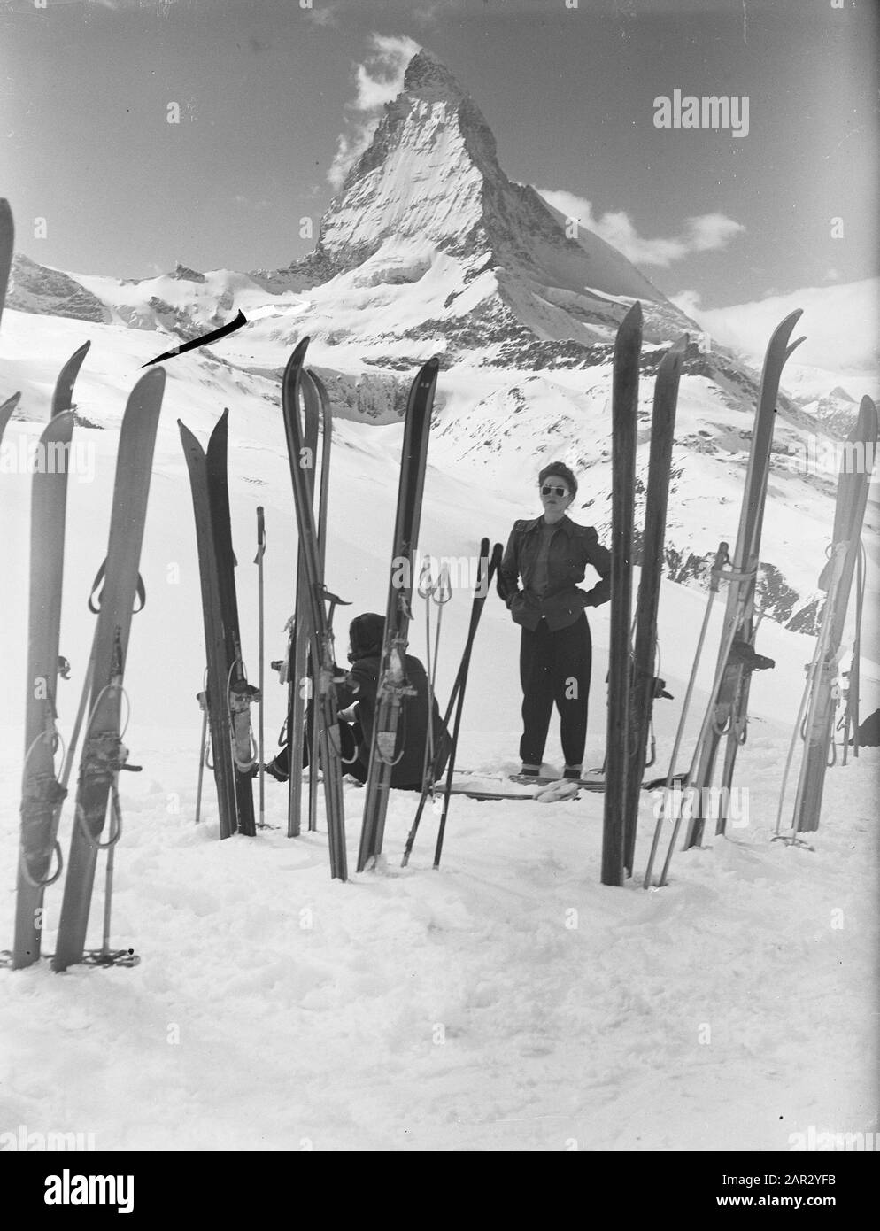 Royal family in Switzerland Date: April 7, 1947 Location: Switzerland ...