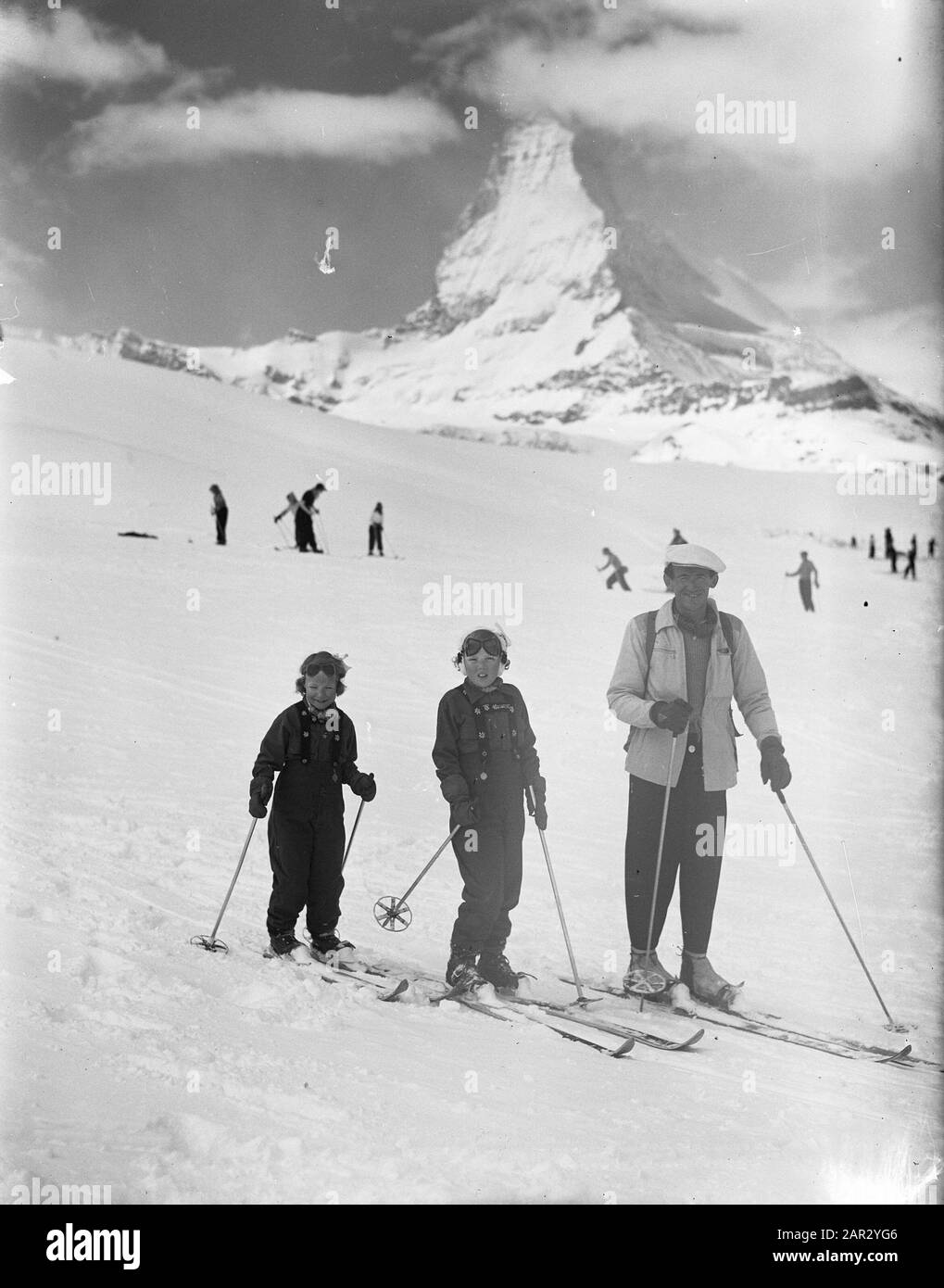 Royal family in Switzerland Date: April 7, 1947 Location: Switzerland ...