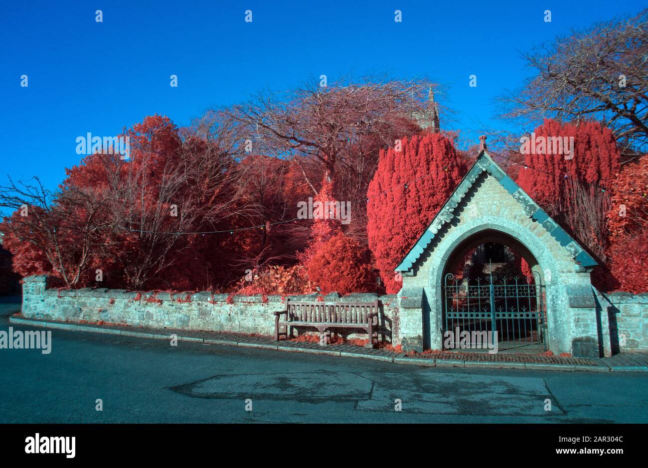 Church Gate, Gulval, Cornwall Stock Photo - Alamy