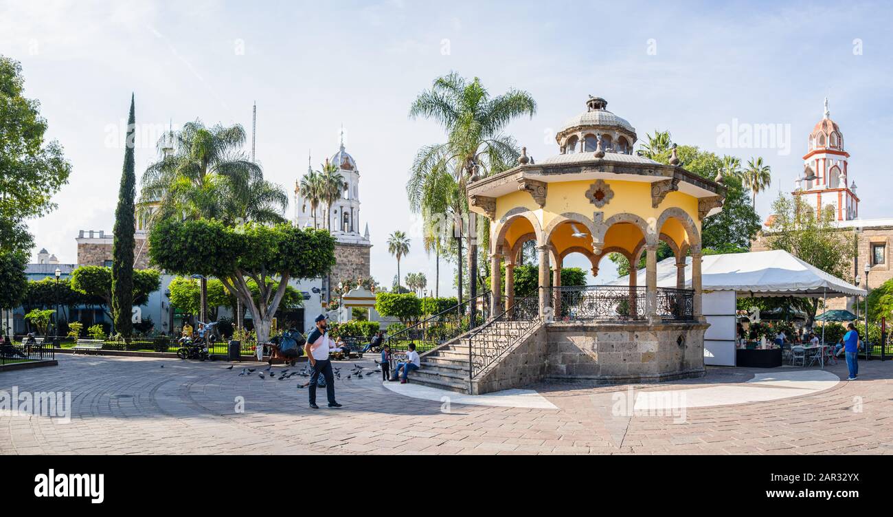 San Pedro Tlaquepaque, Jalisco, Mexico - November 23, 2019: View of the ...