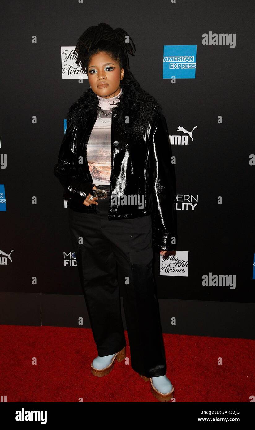 LOS ANGELES, CALIFORNIA - JANUARY 25: Ambré aka Ambré Perkins attends ...