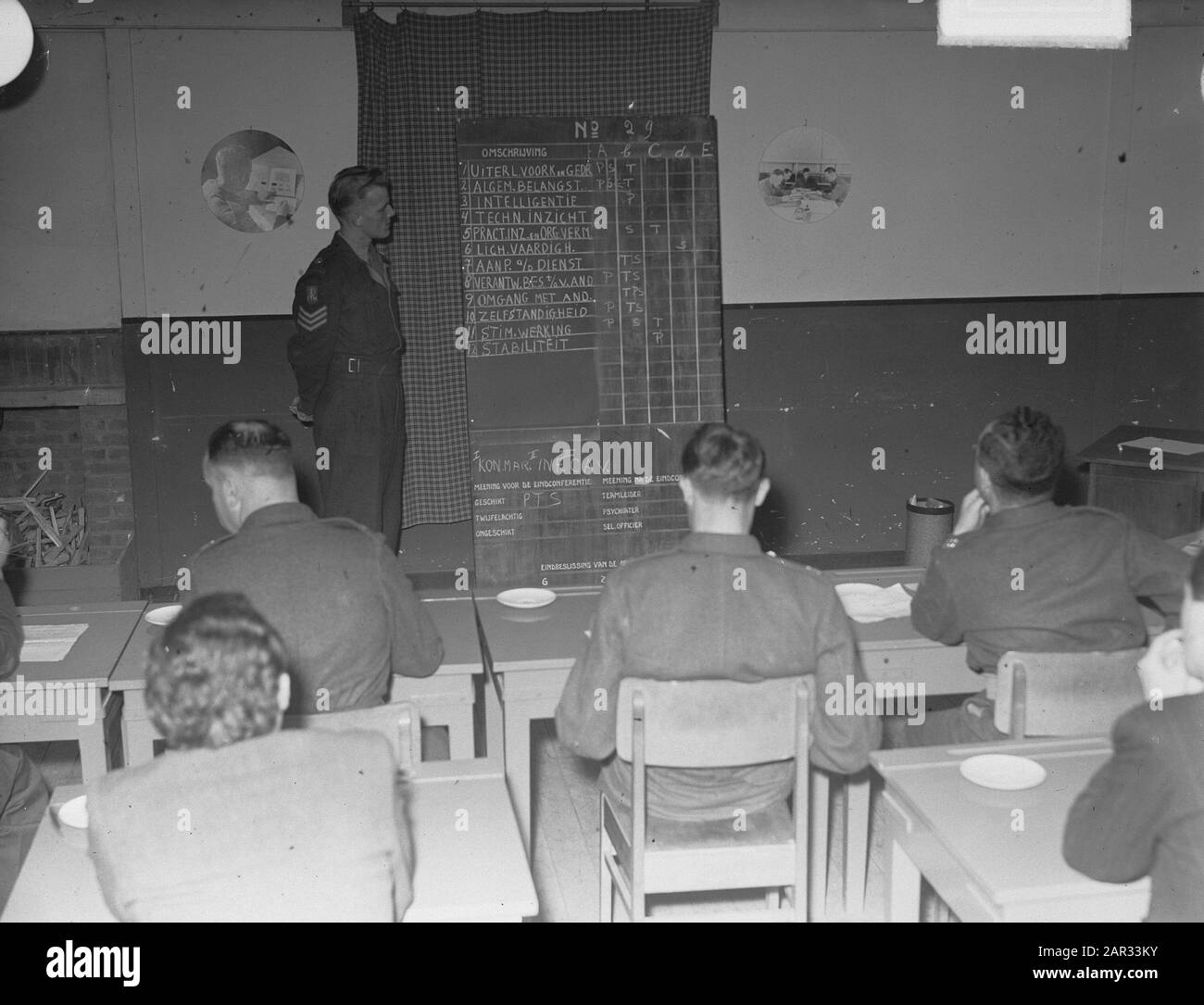 Selection center Amersfoort Royal Army for officers and non ...