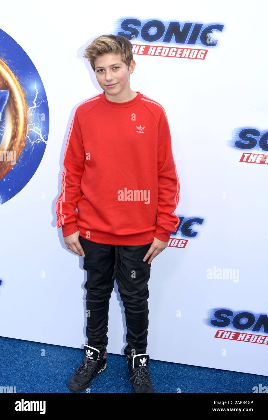 Los Angeles, California, USA 25th January 2020 Actor Walker Bryant ...