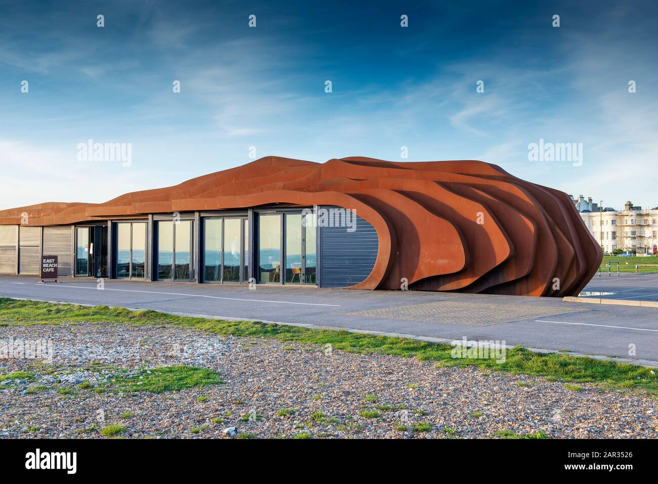 East Beach Cafe, Littlehampton seafront, West Sussex, England Stock ...