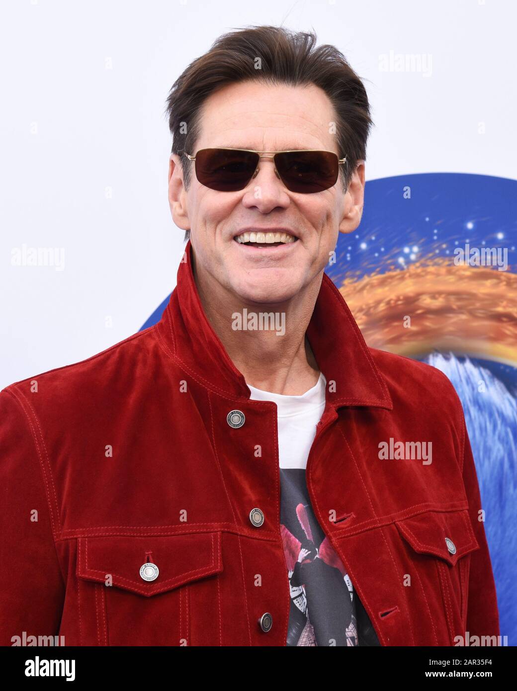 January 25, 2020, Hollywood, CA, USA: Jim Carrey attends the ''Sonic ...