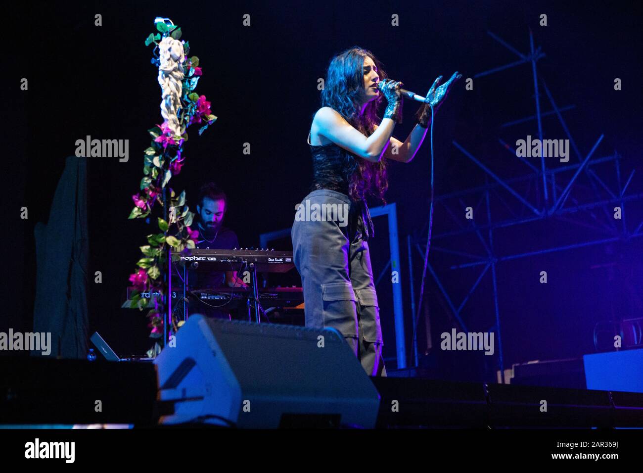 Milan Italy. 25 January 2020. The holland pop singer-songwriter NAAZ ...