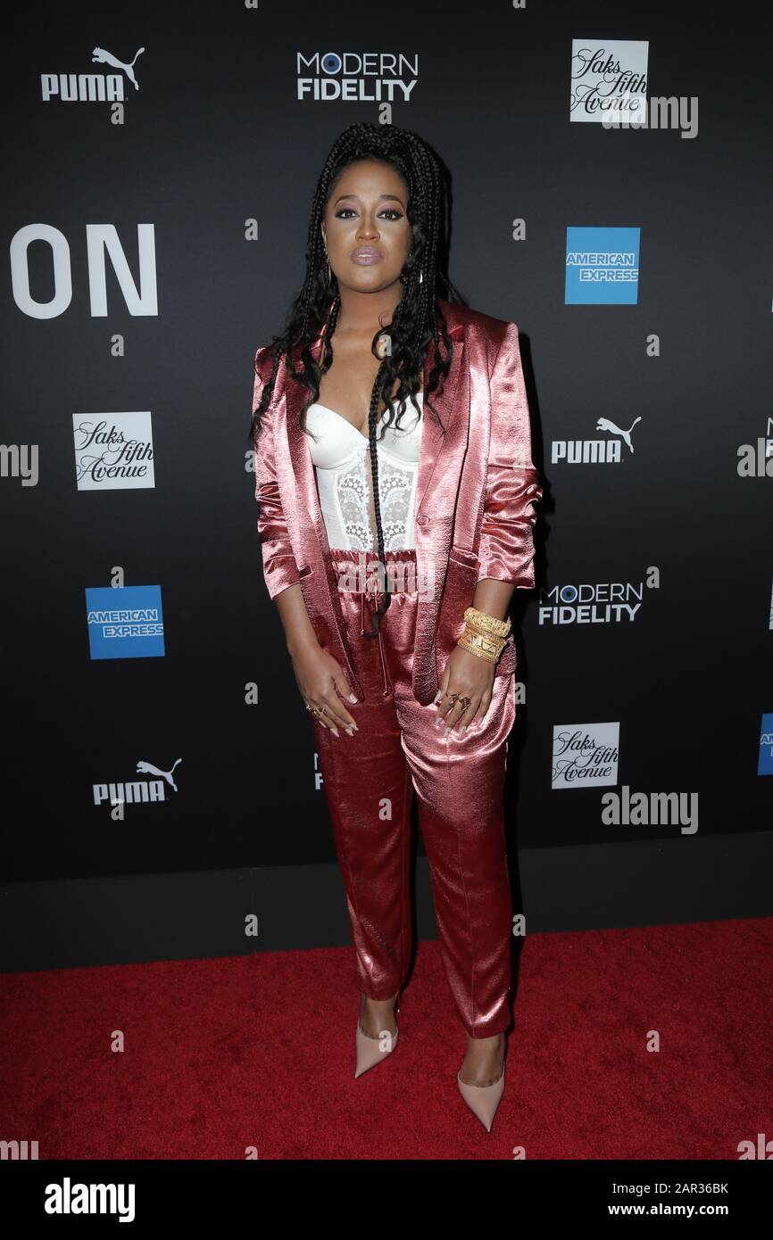 Rapsody walking the red carpet at the 2020 Roc Nation "THE BRUNCH" on ...