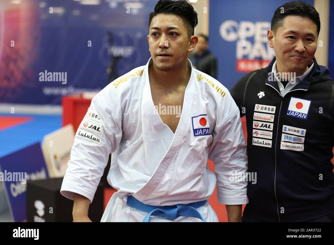 Paris, France . 25th Jan, 2020. Ryo Kiyuna for Japan finishes first ...