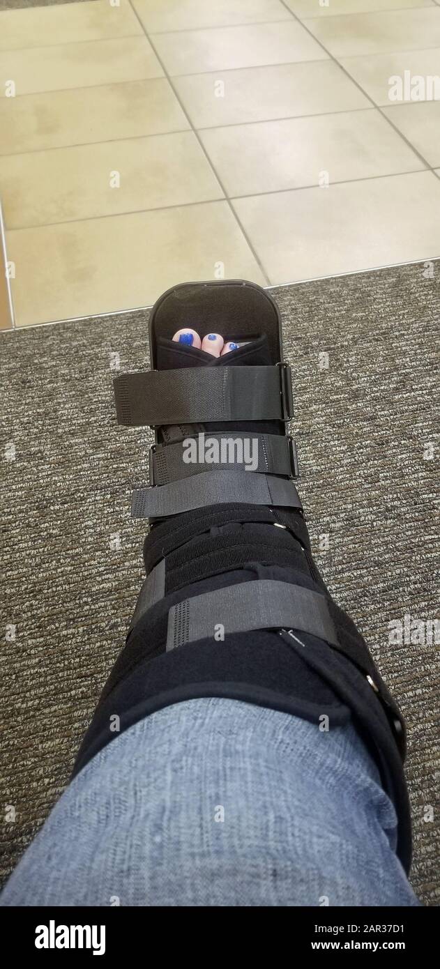 Medical boot hi-res stock photography and images - Alamy