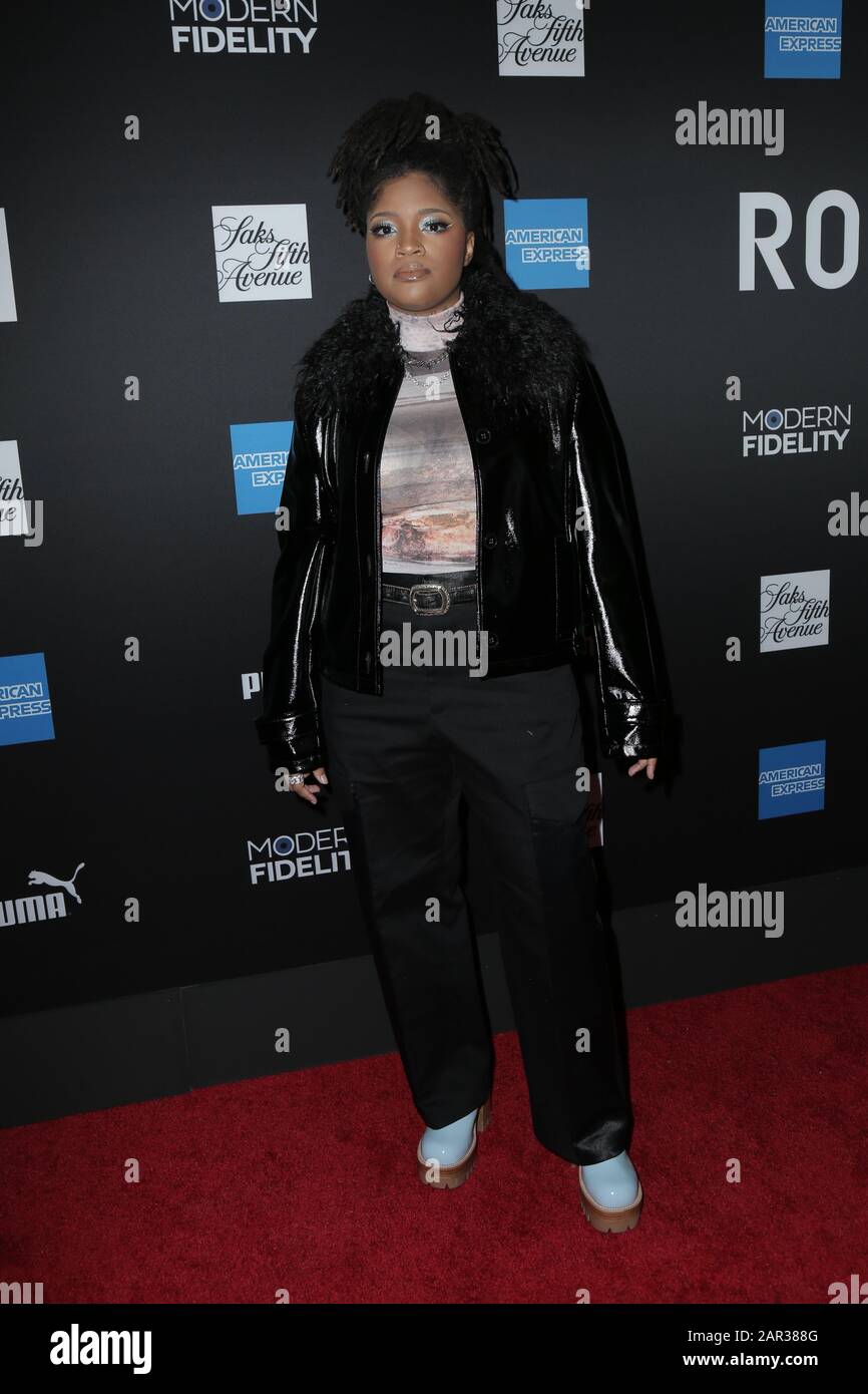 Ambré, Ambré Perkins walking the red carpet at the 2020 Roc Nation "THE ...