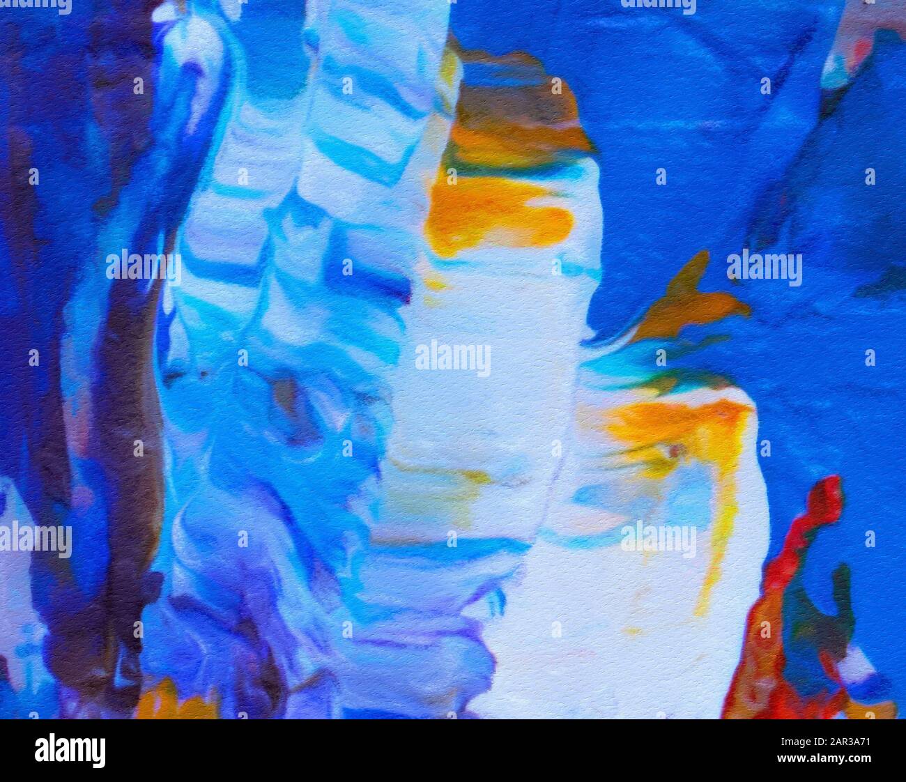 Original abstract painting at canvas. Mixed media pattern. Hand drawn ...