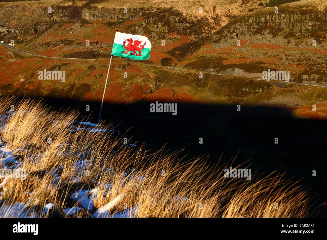 Welsh flag pole hi-res stock photography and images - Alamy
